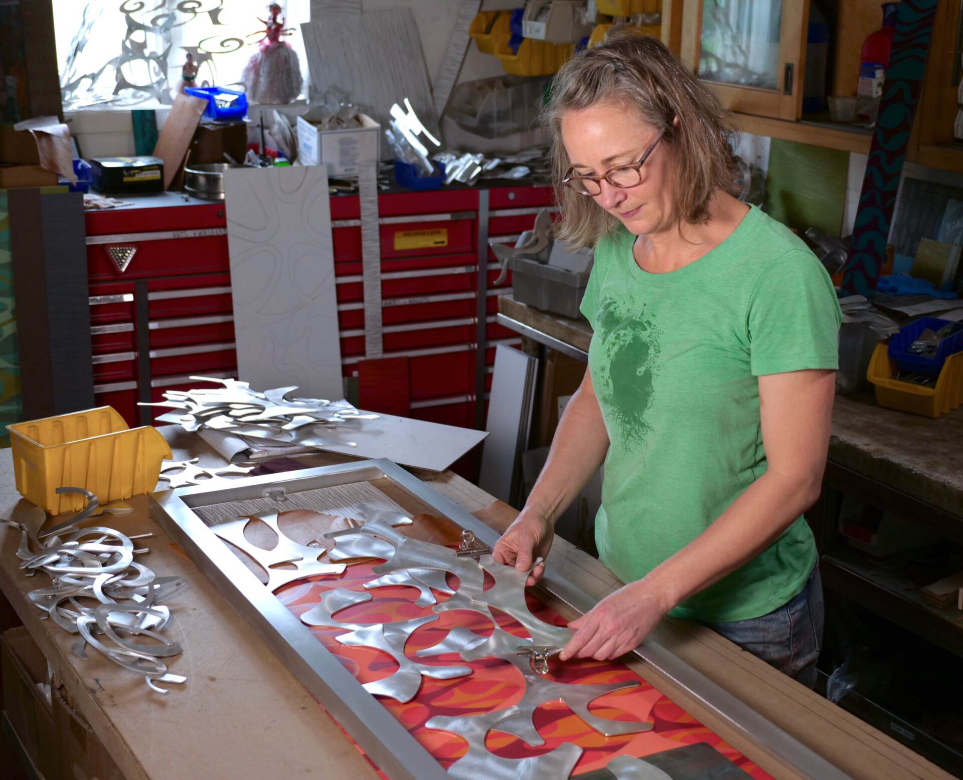 About Cherie Haney, Metal Artist and owner of the Art & Element Studio